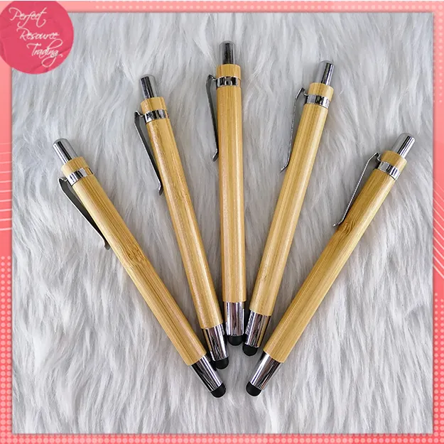 Bamboo Pen with Soft Touch Stylus Ballpen 2in1 | Lazada PH