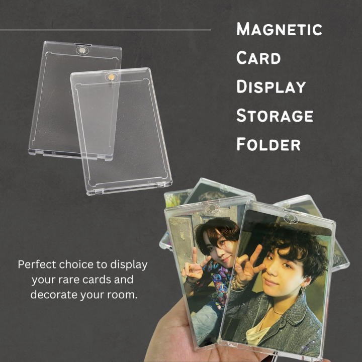 Magnetic Card Display Storage Folder Acrylic | Lazada PH