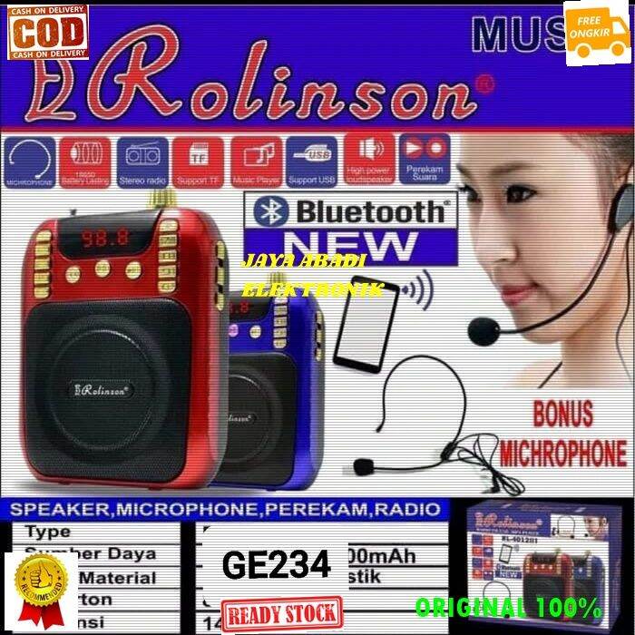 G234 ORIGINAL SPEAKER MEETING BLUETOOTH PORTABLE BISA REKAM SUARA MIC ...