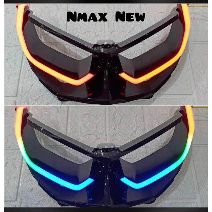 Lampu Alis DRL Depan Nmax New RGB Plus Frame Alis Nmax Lampu Senja ...