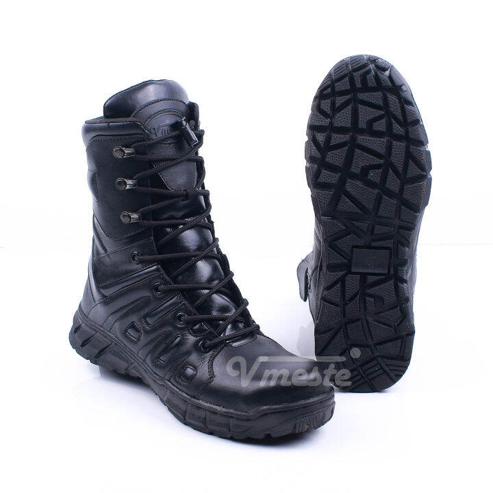 SEPATU PDL SAFETY TACTICAL BLACKJUMP TNI SATPAM POLRI VMESTE | Lazada ...