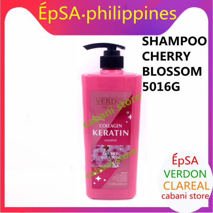 VERDON COLLAGEN KERATIN SHAMPOO 1000ml CHERRY BLOSSOM 5016G | Lazada PH