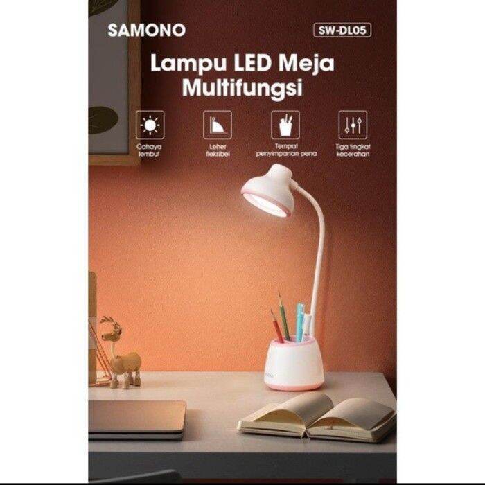 Lampu Led Meja Multifungsi Lampu Belajar SWDL05 | Lazada Indonesia