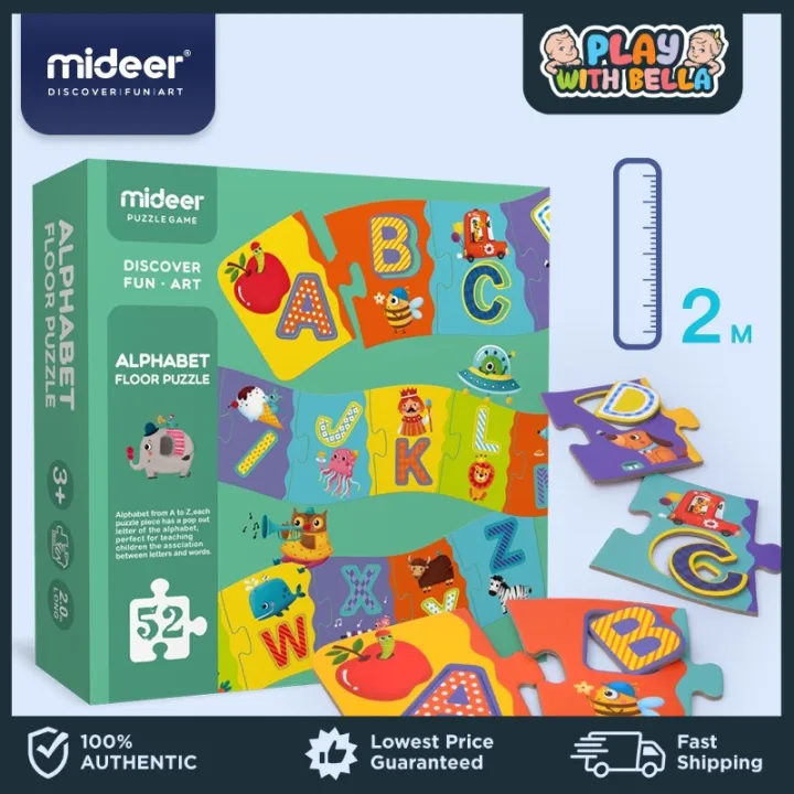 Mideer Floor Puzzle Alphabet Educational Toy | Lazada PH