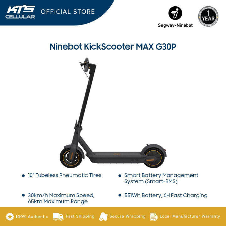 [PRE ORDER] Segway-Ninebot KickScooter MAX G30P - Original 1 Year ...