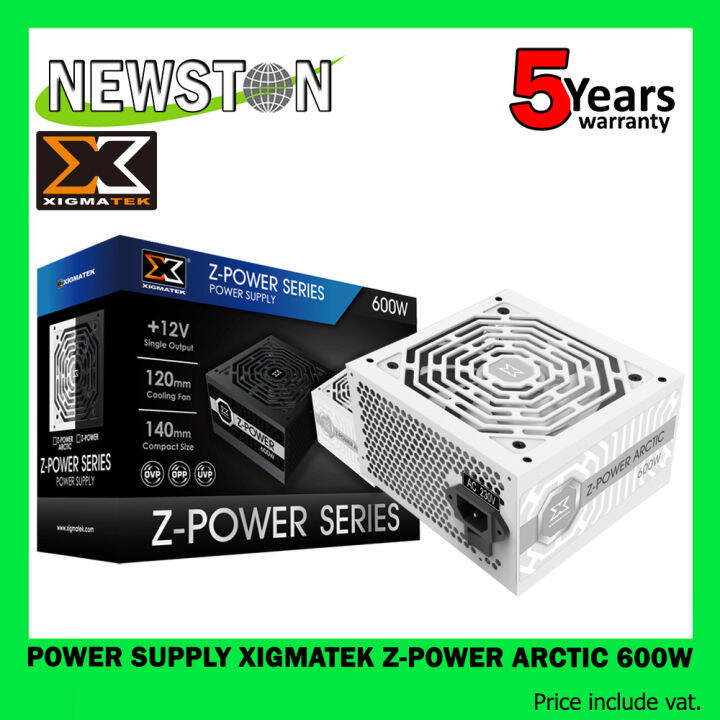 POWER SUPPLY XIGMATEK Z-POWER ARCTIC 600W | Lazada.co.th