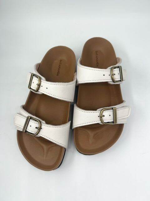 SARAMANDA รุ่น 162008 รองเท้าแตะแบบสวมผู้หญิง หนังวัวแท้ | Lazada.co.th