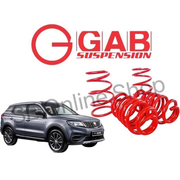 Original GAB Sport Spring Lowered Spring Proton X70 | Lazada