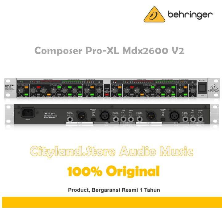 Behringer Composer Pro-XL MDX2600 V2 Compressor original | Lazada Indonesia