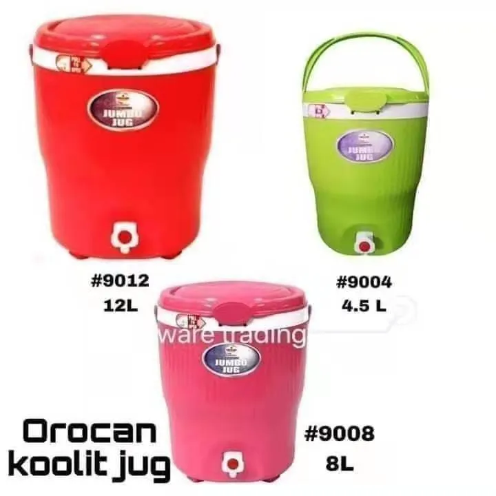 8L Jumbo Water Jug Cooler,/ Original Brand, Koolit Orocan Insulated ...
