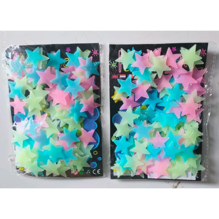 Glow In The Dark / Sticker Bintang Menyala | Lazada Indonesia