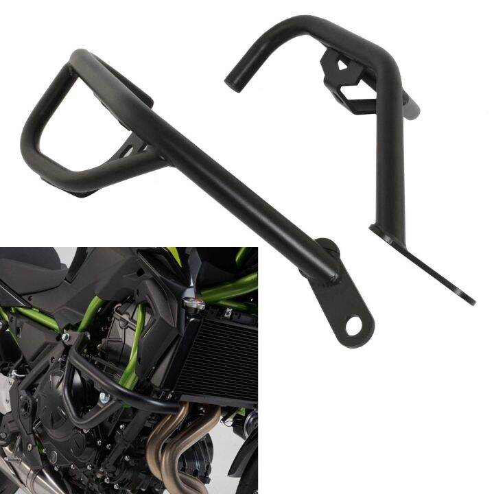 WAASE Motorcycle Engine Guards Bumper Crash Bar Protector For KAWASAKI ...