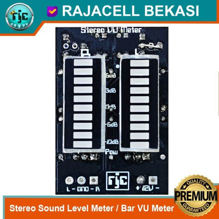 Digital VU meter Audio Level Meter Model Led Bar Stereo Sound Analizer ...