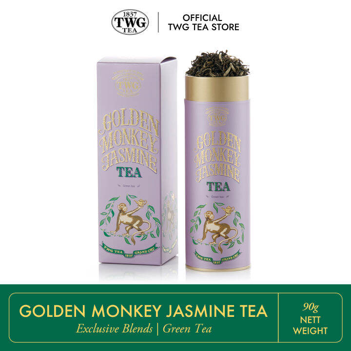 TWG Tea | Golden Monkey Jasmine Tea, Loose Leaf Green Tea Exclusive ...