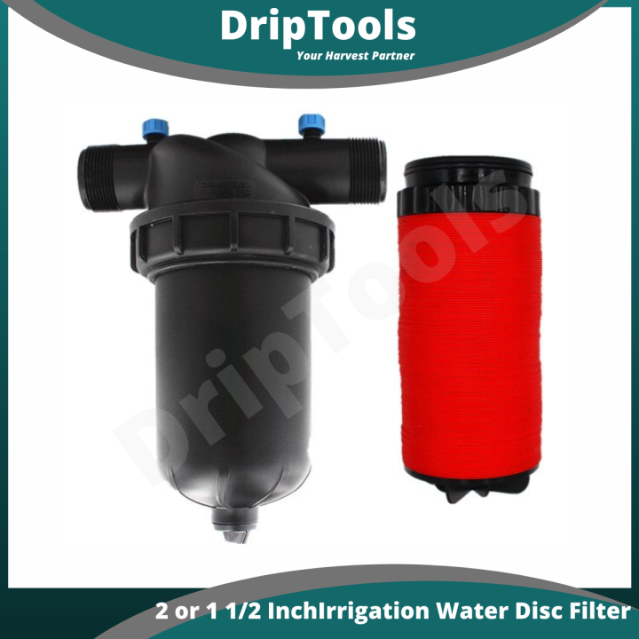 1 1/2 or 2 Inch Irrigation Water Disc Filter 120 mesh (130 micro), Male ...