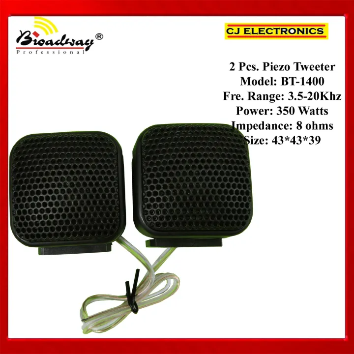350W Mini-Tweeter Piezoelectric BT-1400 | Lazada PH