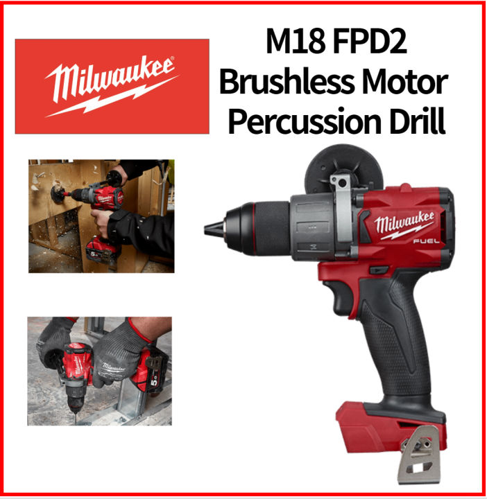 Milwaukee M18 FPD2 Brushless Motor Percussion Drill (Body only) | Lazada PH
