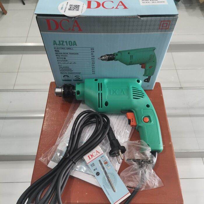 DCA AJZ10A BOR 10 MM MESIN BOR BESI KAYU ALUMINIUM GALVALUM ATAP ...