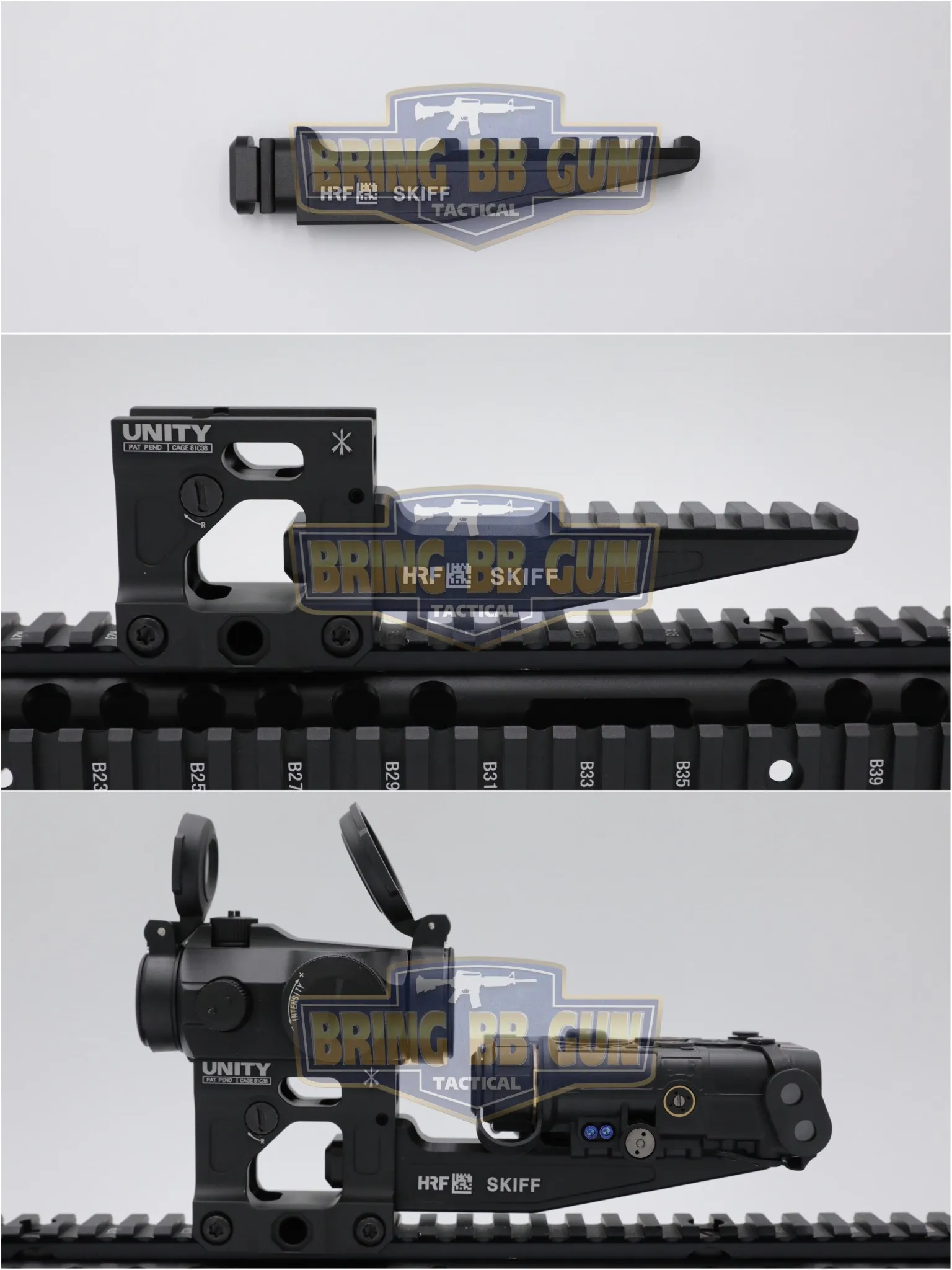 รางเสริม ยี่ห้อ HRF รุ่น Skiff ขาจับดอท Unity Fast (ขาUnity T1/T2 ...