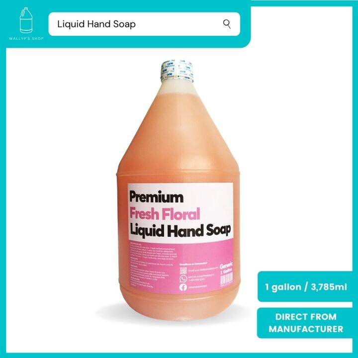 Liquid Hand Soap 1 gallon or 3.7 Liters | Lazada PH