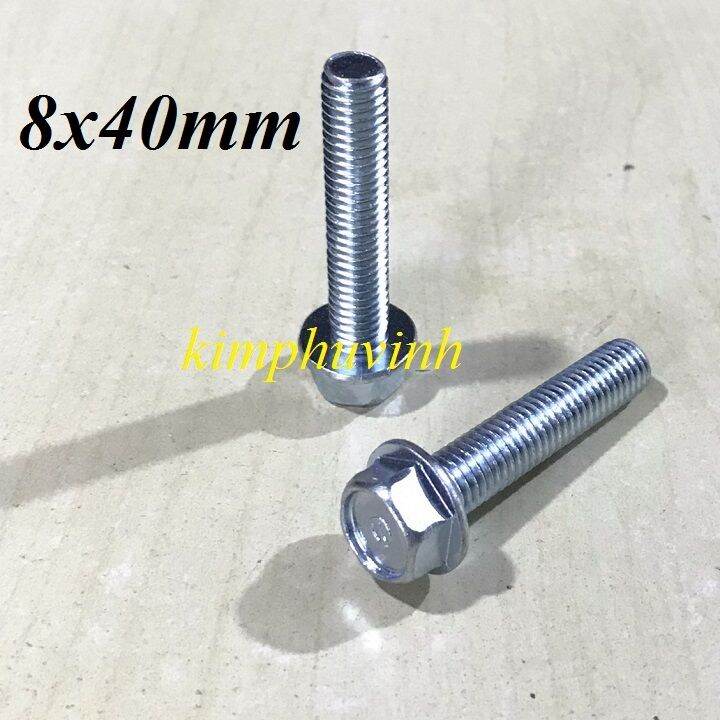 20 CON - M8x40mm BULONG LIỀN LÔNG ĐỀN M8 - BULON ĐẦU LÔNG ĐỀN 8li | Lazada.vn