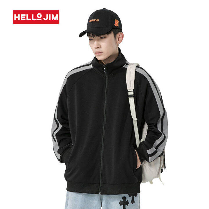 HELLO JIMแจ็คเก็ตเกาหลีสำหรับชายเสื้อเบสบอลแฟชั่นยี่ห้อแจ็คเก็ตปักลาย ...