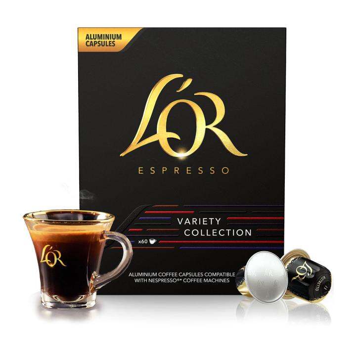 L'OR Variety Collection Nespresso Compatible Coffee Capsules 6 Packs X ...