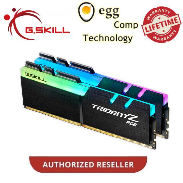 G.SKILL TRIDENT Z RGB 16GB [8GBX2] DDR4 3200MHZ MEMORY RAM [F4-3200C16D ...