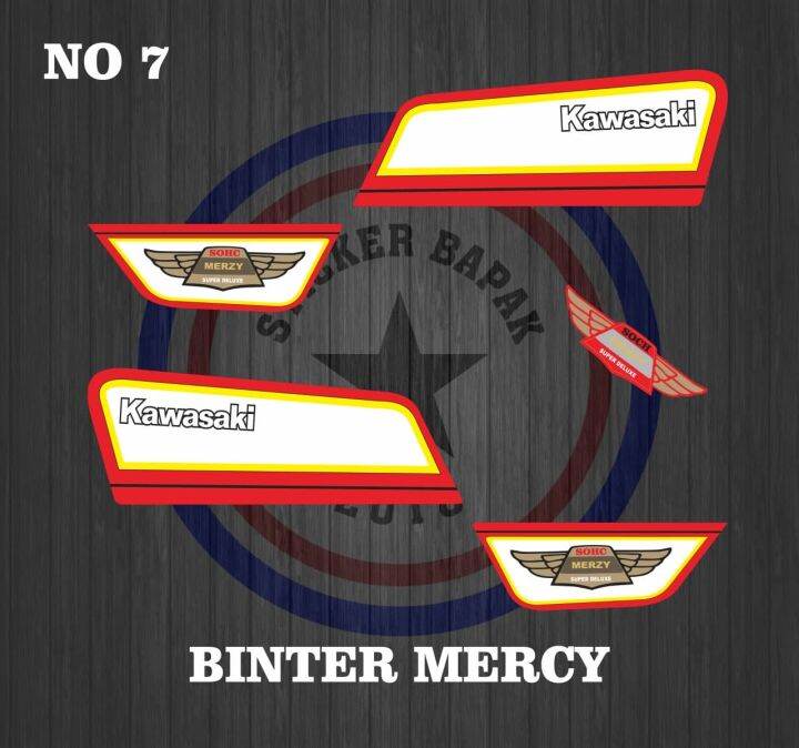 Stiker Striping Variasi Binter Merzy sticker bapak | Lazada Indonesia