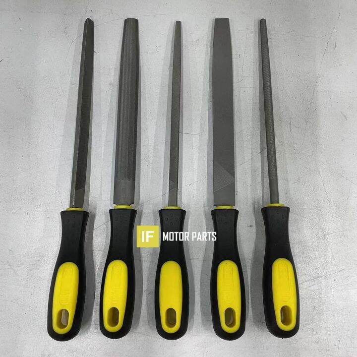 Steel Rasp Polished File 8 Triangle/Square/Flat/Half Round by MOTOR ...
