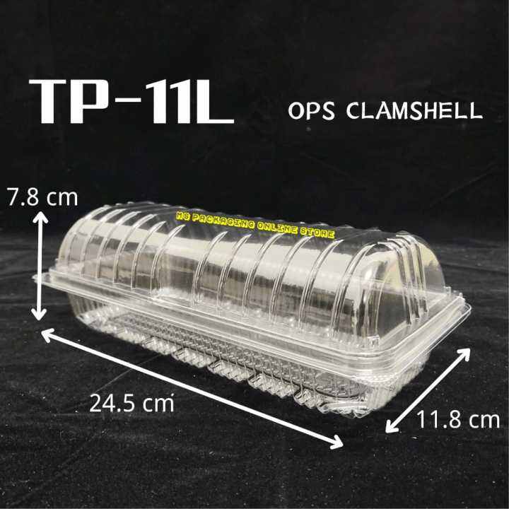 TOLI OPS Clamshell TP-11L Plastic Tray .Disposable Packaging Food Tray ...