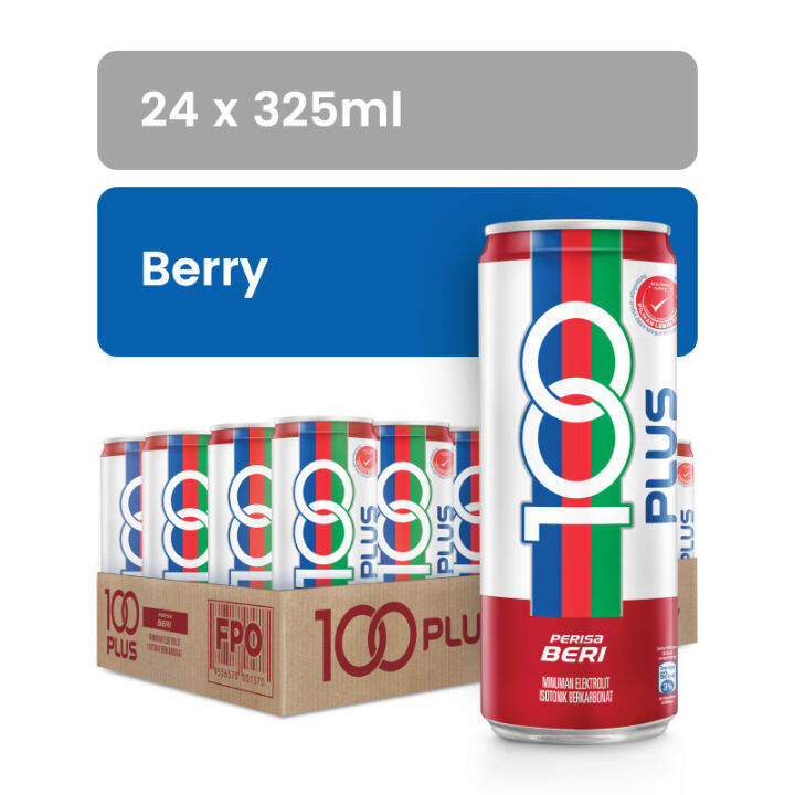 100PLUS Berry 325ML X 24 | Lazada