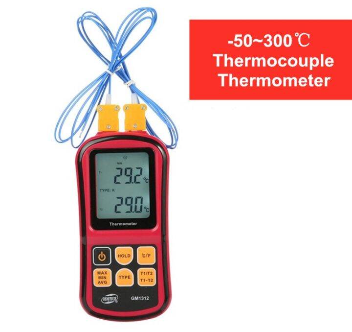 Digital Thermocouple 50-300 Degree Handheld Thermocouple Measure Tool ...