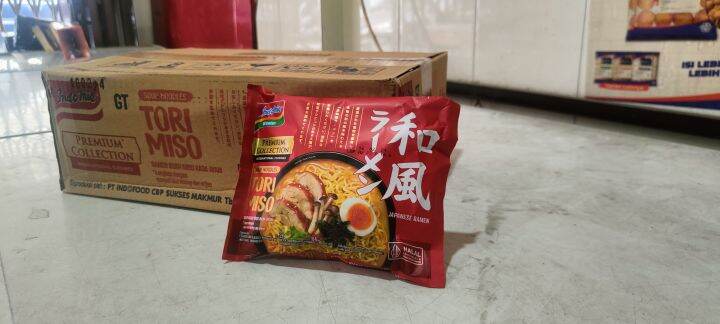 Indomie Japanese Ramen Premium Collection Tori Miso 86 gr 1 Dus ...