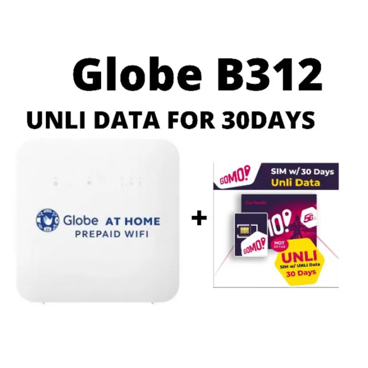 【Ready Stock】 Globe at Home Prepaid Wifi ( B312- 939) X2 faster | Lazada PH