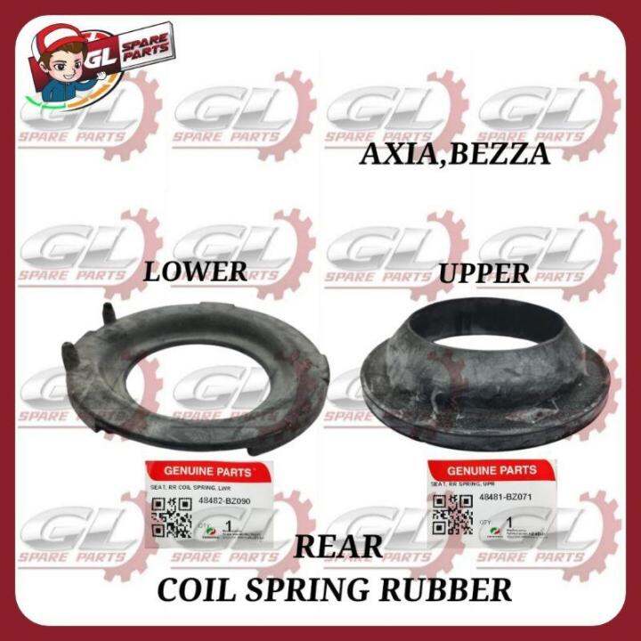 COIL SPRING RUBBER (REAR) PERODUA AXIA 1.0 BEZZA 1.0 1.3 (UPPER/LOWER ...