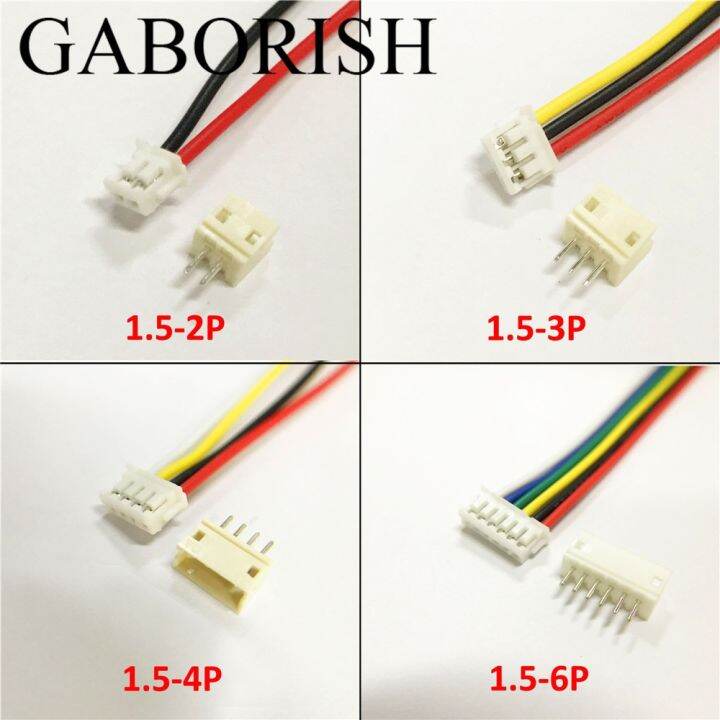 [NEW] 10 SETS Mini Micro ZH 1.5 2/3/4/5/6/7/8/9/10 Pin JST Connector with 150mm length Wires ...