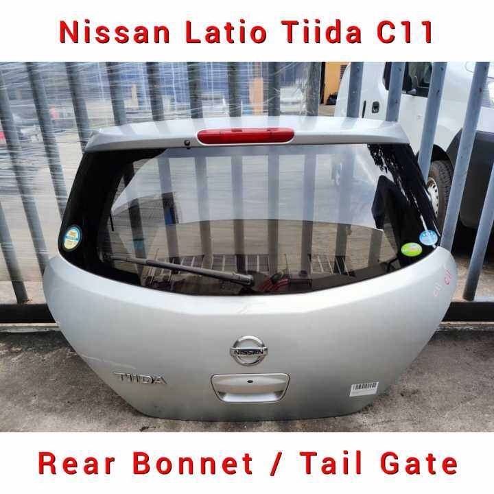 Nissan Latio Tiida C11 Rear Bonnet With Brake Light / Bonet Belakang ...