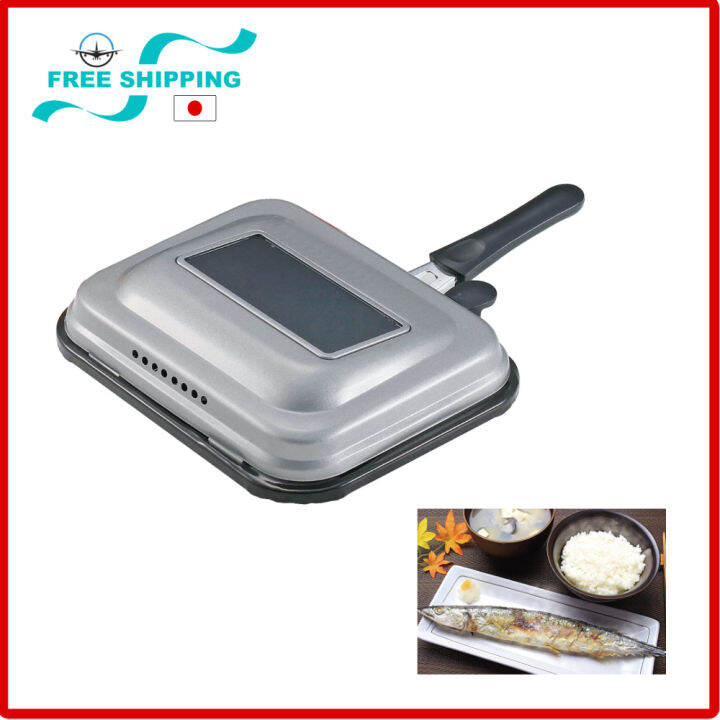 Fish Grill Roaster with Glass Window IH Induction Stove compatible Hot ...