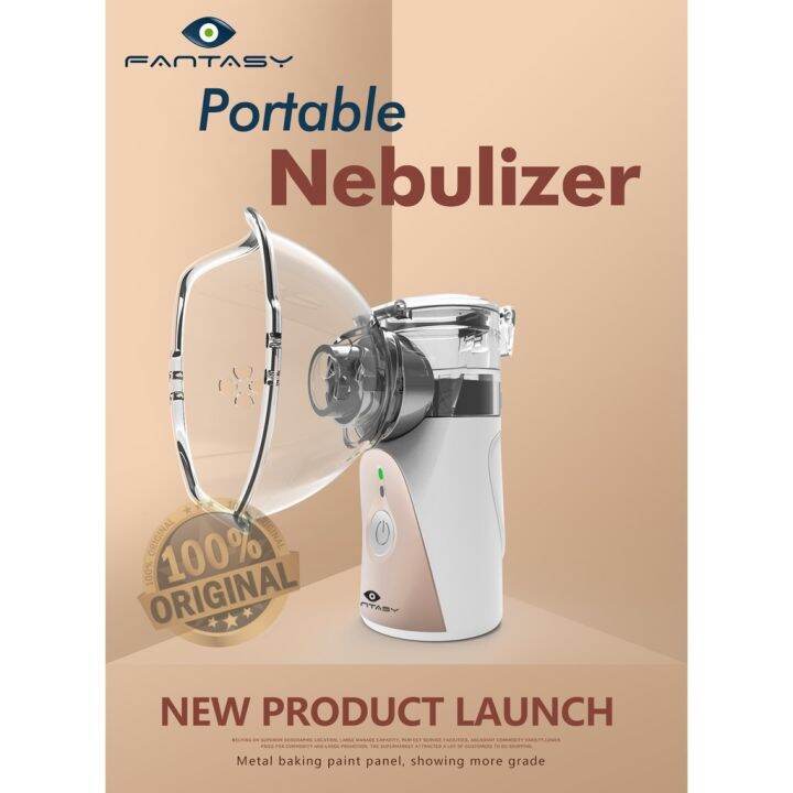 Ultra-quiet Portable Mesh Nebulizer Handheld Ultrasonic Coughing Phlegm ...