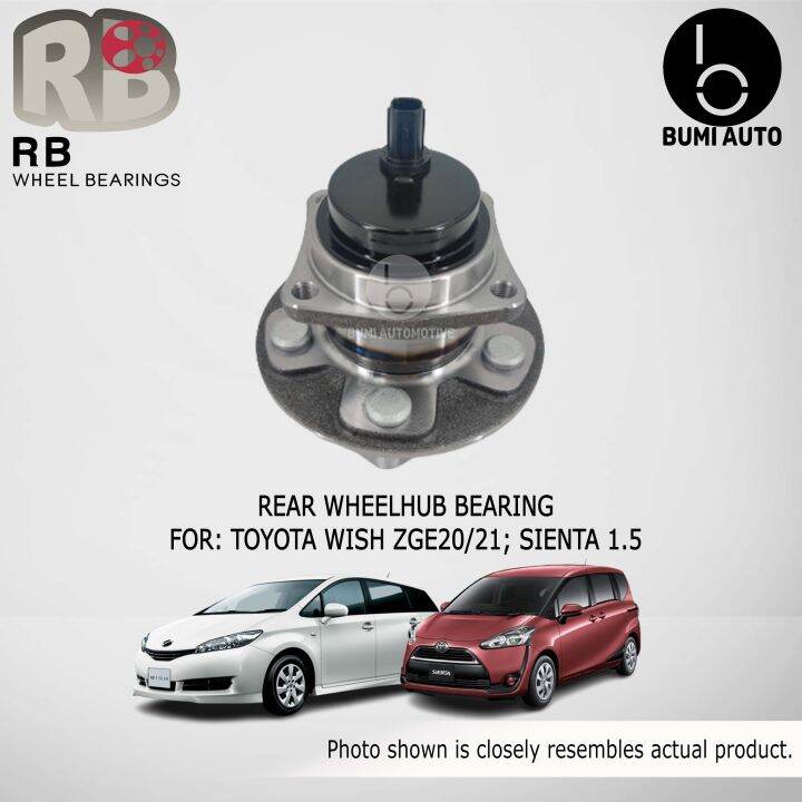 Toyota Wish ZGE20 ZGE21 / Sienta 1.5 NSP170 Rear (Belakang) Wheel Hub ...