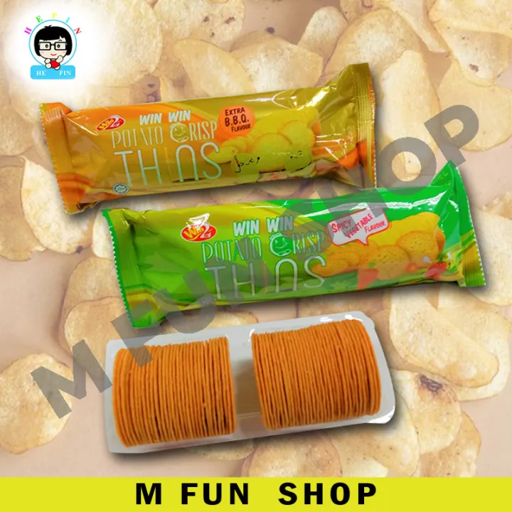 *Halal* Win2 Potato Crispy Thins Cracker / Kraker Ubi Kentang Nipis ...