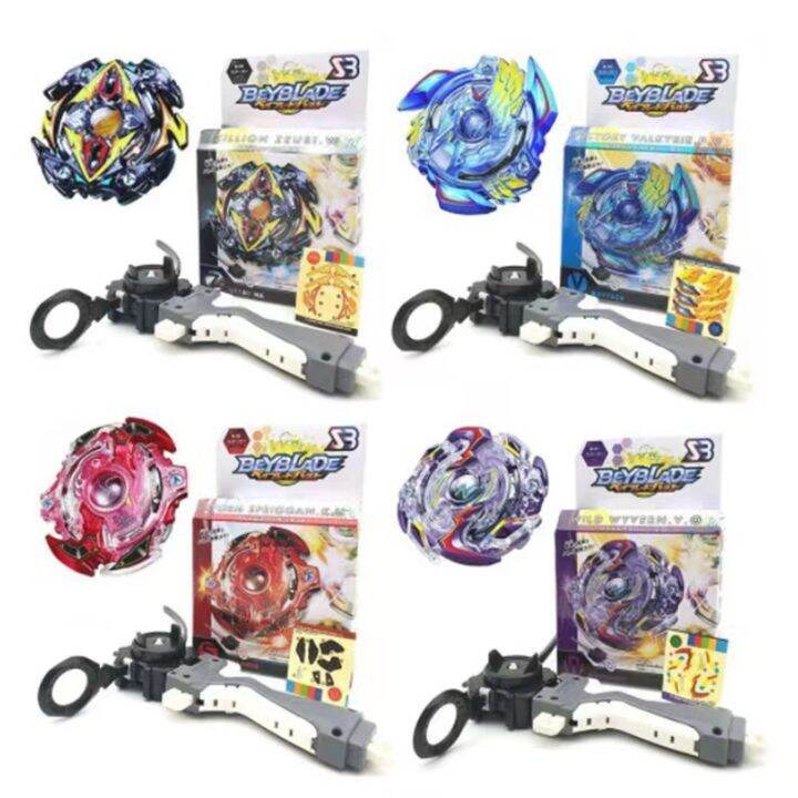 4D Demolition Beyblade Burst Booster Starter Set with Launcher+ Grip Spinning Fighting ...