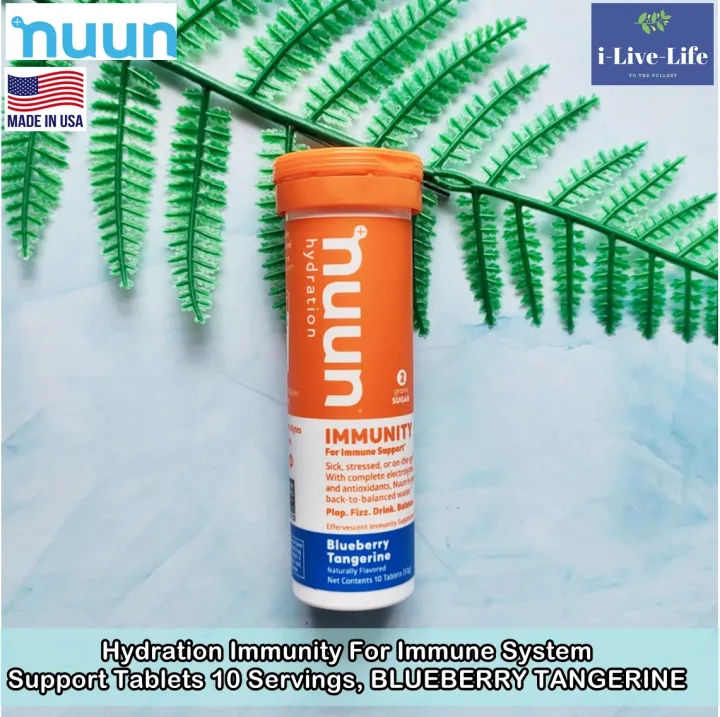 Nuun - Hydration Immunity For Immune System Support Tablets 10 Servings ...