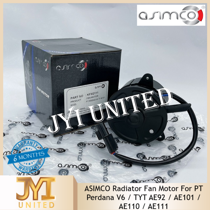 ASIMCO Radiator Fan Motor For PT Perdana V6 / TYT AE92 / AE101 / AE110 ...