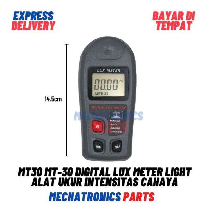 [MET-9013] MT30 MT-30 DIGITAL LUX METER LIGHT ALAT UKUR INTENSITAS CAHAYA | Lazada Indonesia