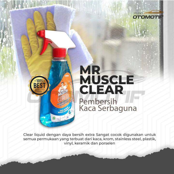 Mr Muscle Clear Pembersih Kaca Serbaguna Spray 500ml Original | Lazada ...