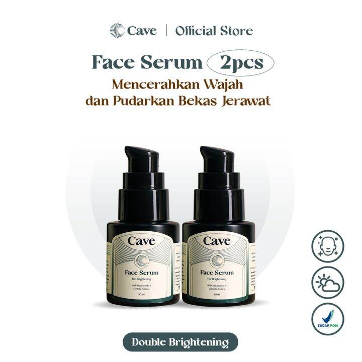 CAVE Face Serum For Brightening 2pcs | Lazada Indonesia