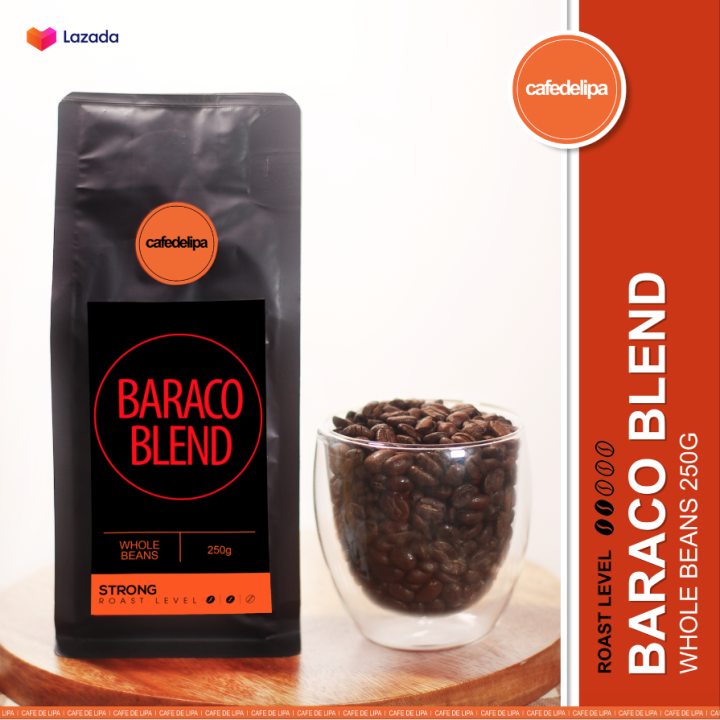 Cafe de Lipa Baraco Blend Premium Roasted Coffee Beans 250G | Lazada PH