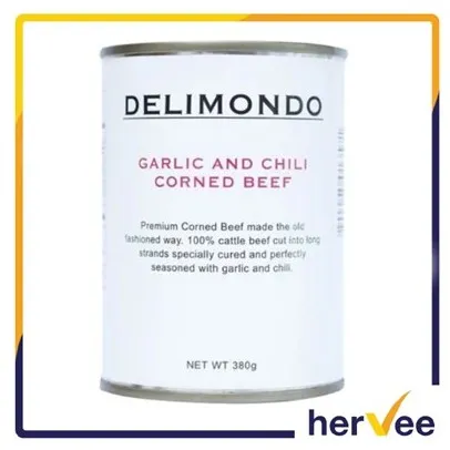 shirataki rice DELIMONDO GARLIC and CHILI Corned Beef in Easy-Open Can ...